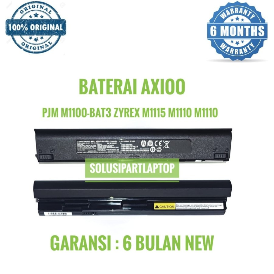 Jual BATERAI AXIOO PICO PJM M1115 Zyrex M1100 M110-BAT3 ORIGINAL ...