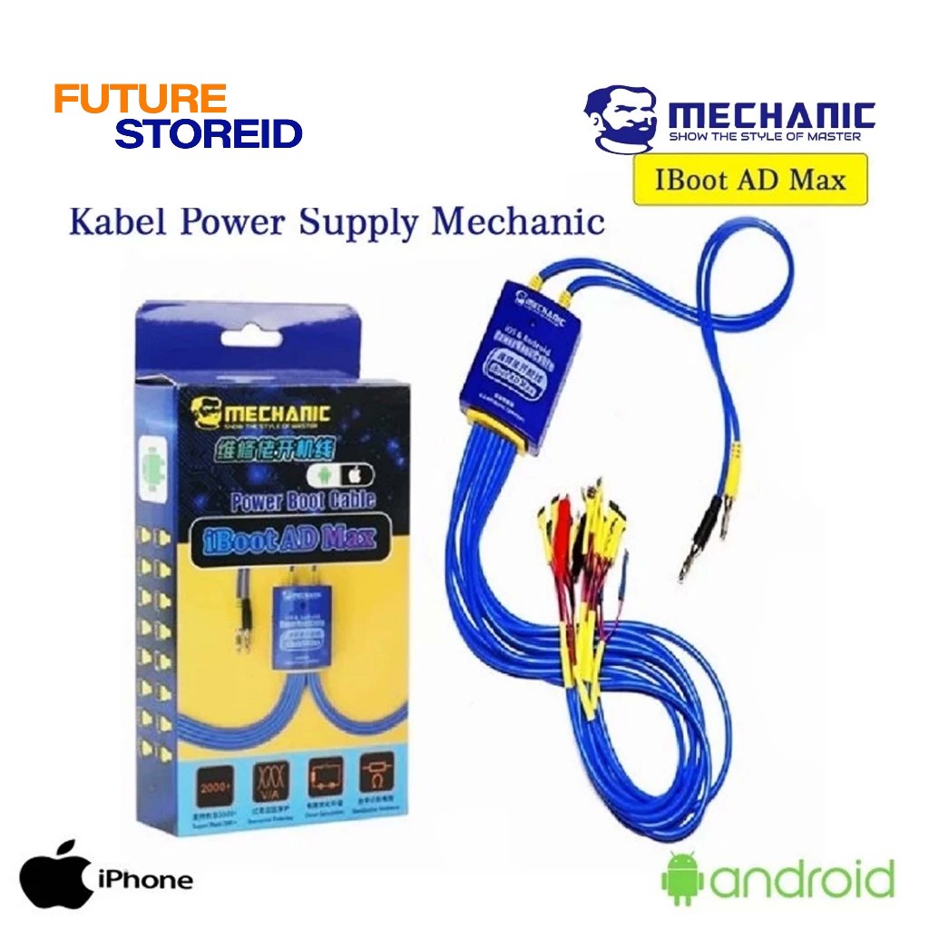 Jual MECHANIC Iboot Ad Max For IP + Android Original Kabel Power Supply | Shopee Indonesia