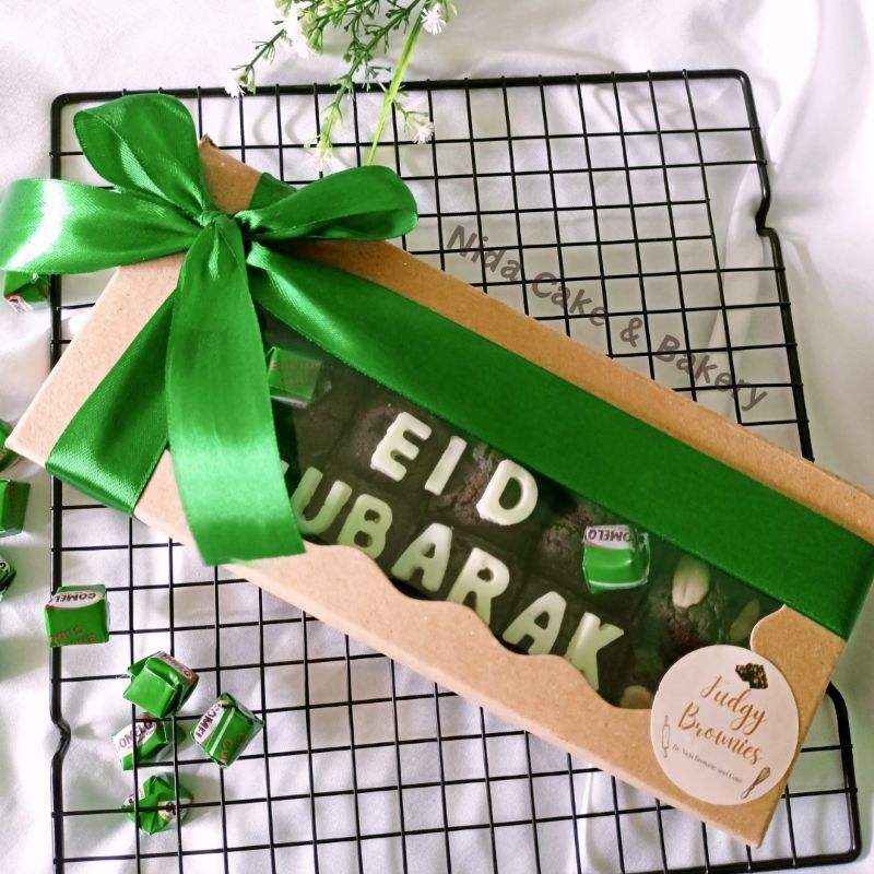 Jual (Nida Cake&Bakery)-Fudgy Brownies Sekat/Brownies Custom/Gift Kue ...