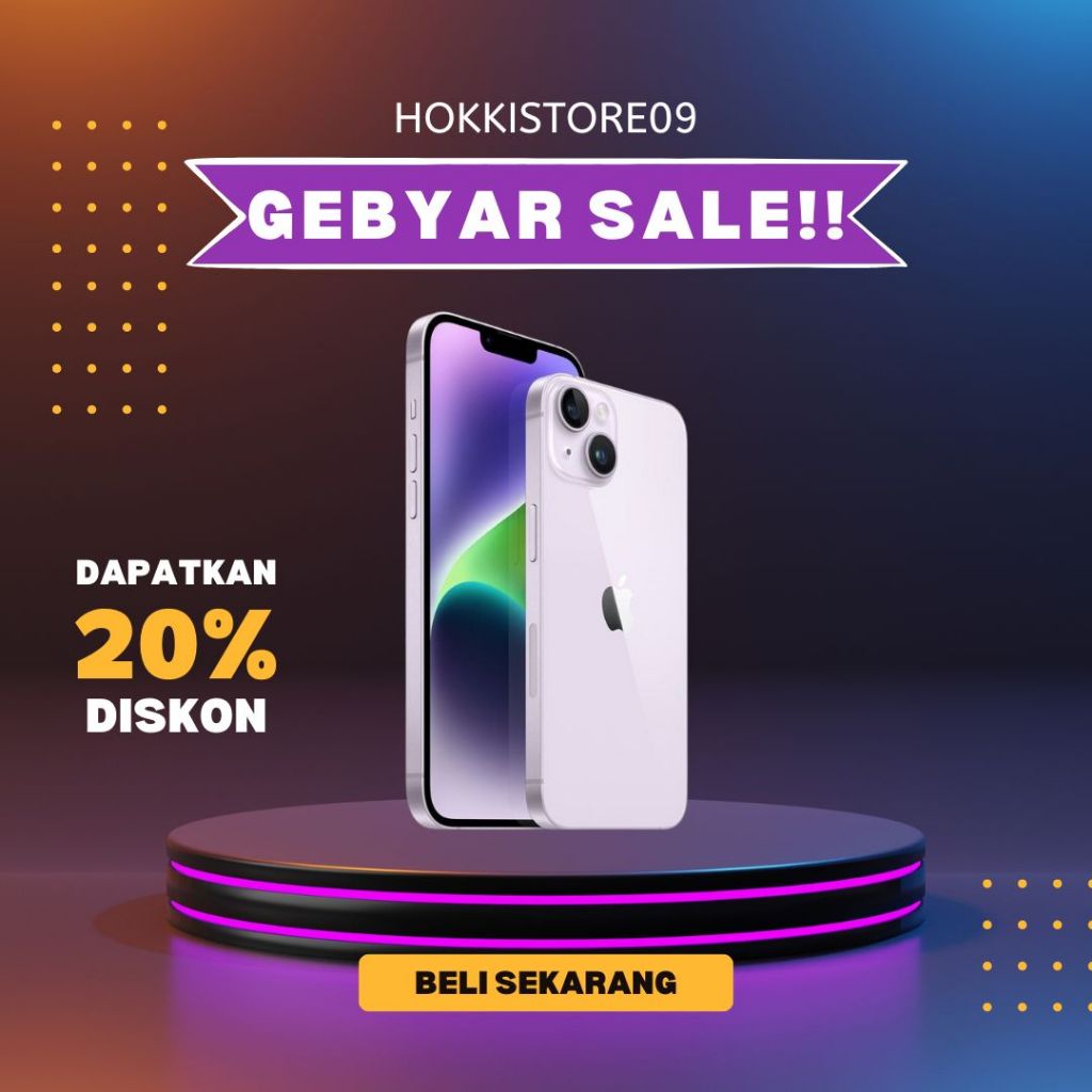 Jual HANDPHONE IP 14 PLUS 512GB/256GB/128GB SECOND ORIGINAL | Shopee ...