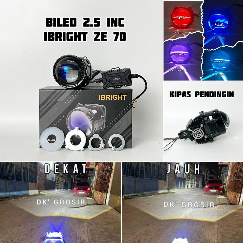 Jual IBRIGHT ZE 70 - Biled Projector IBRIGHT ZE70 Premium chips blue ...