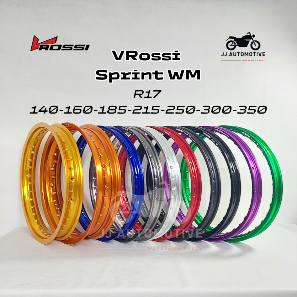 Jual Velg Alumunium Rossi WM Ring 17 Ring 18 Ukuran 140 160 185 215 250 ...