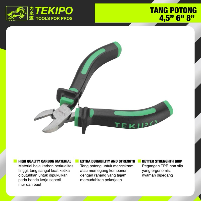 Jual TANG POTONG TEKIRO/TEKIPO / TANG POTONG SERBAGUNA GAGANG KARET ...