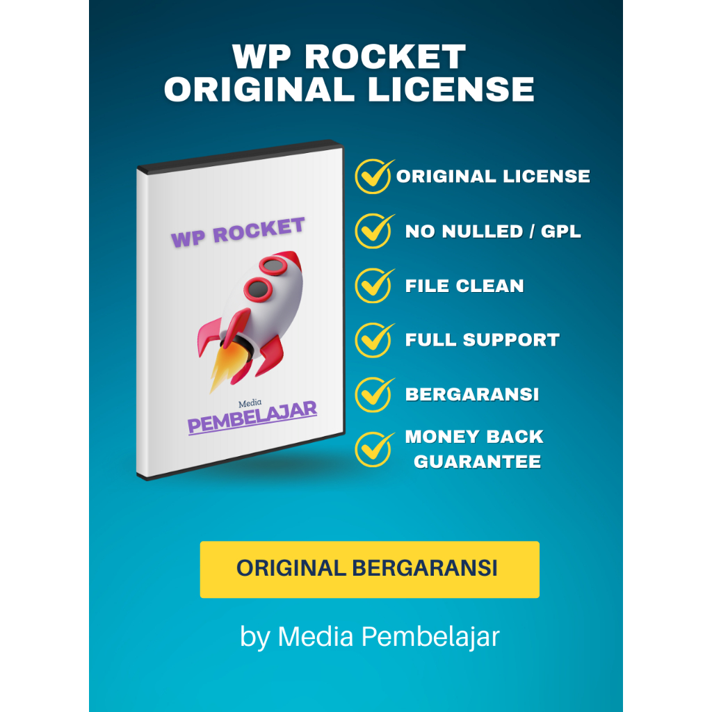 Jual WP Rocket Pro Original - Lisensi Asli Original Garansi Total | Shopee Indonesia