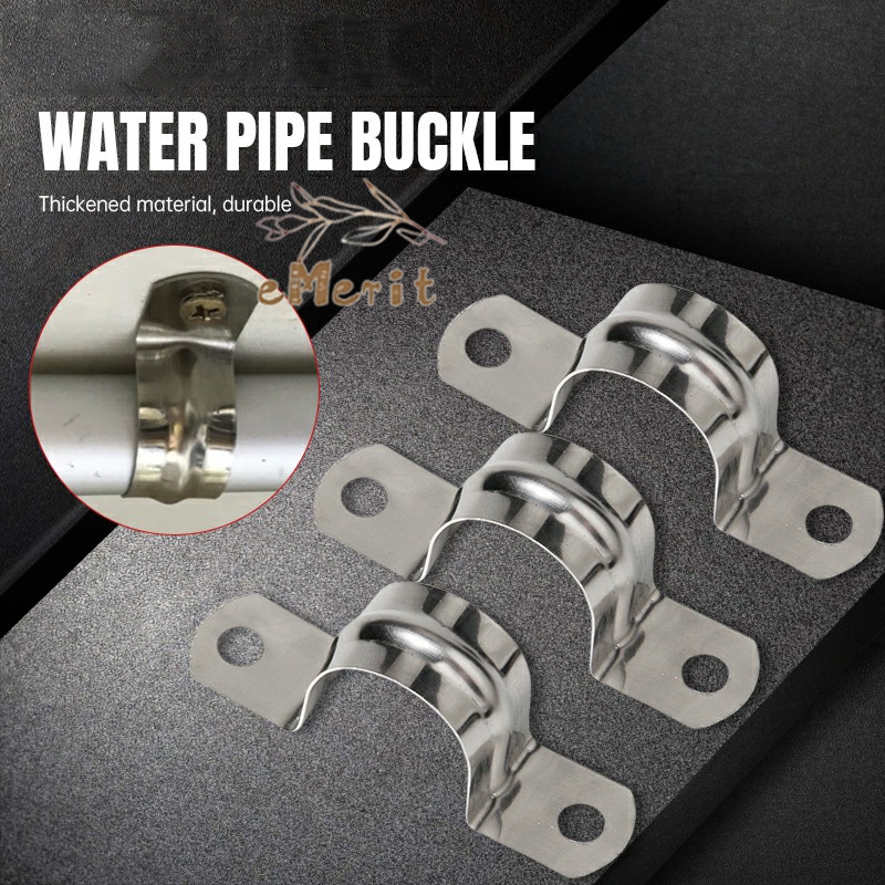 Jual Klem Pipa Seng Stainless Steel / Klem Plat Omega Besi / Plat Besi ...