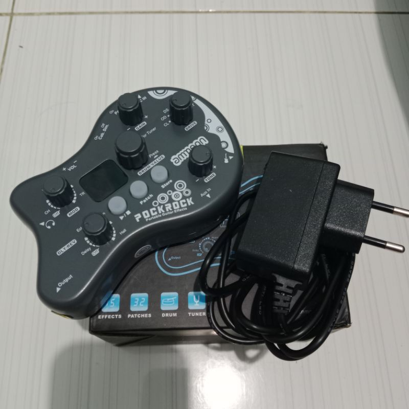 Jual Efek Gitar ammoon PockRock Portable Guitar Effects | Shopee Indonesia