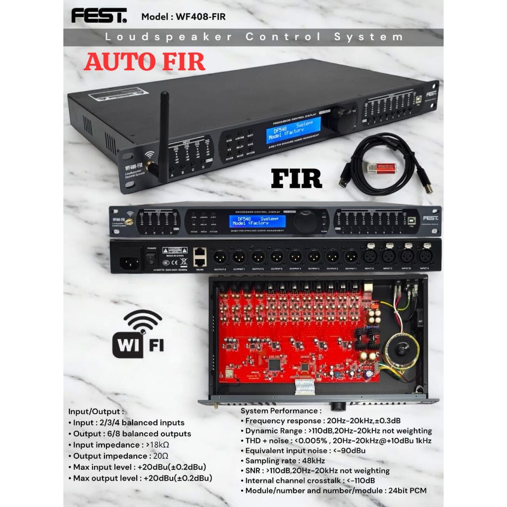 Jual NEW Loudspeaker Control System FEST model WF408-FIR WIFI ORIGINAL ...