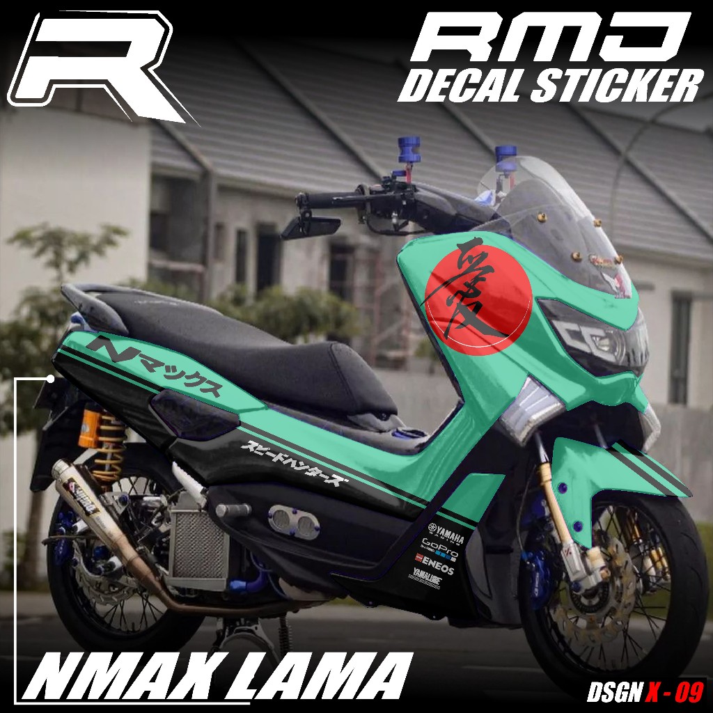 Jual (COD) Decal Sticker NMAX LAMA - Stiker Dekal Variasi Skotlet NMAX ...