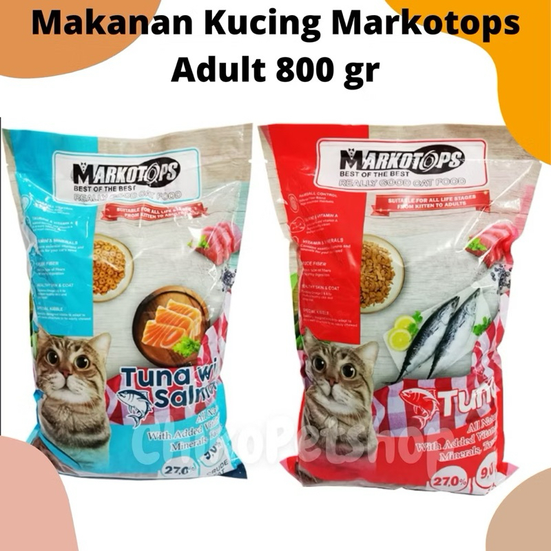 Jual Markotops Adult Dryfood 800gr Freshpack Makanan Kucing Premium ...