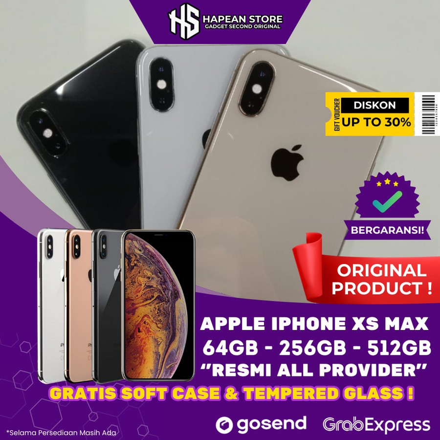 Jual iPhonee XS | XS MAX / iP XS MAX 64GB 256GB 512GB Second Original ...
