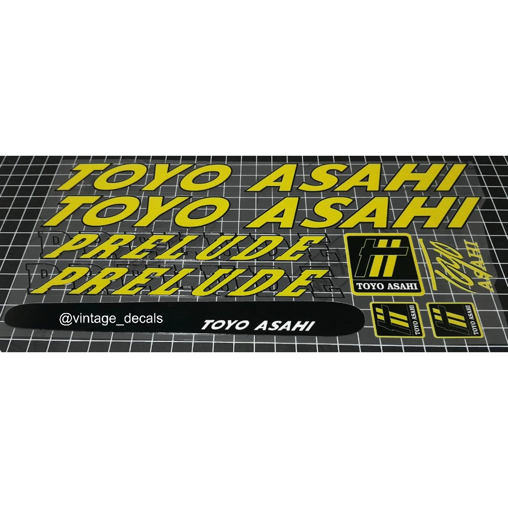 Jual sticker toyo asahi prelude | Shopee Indonesia