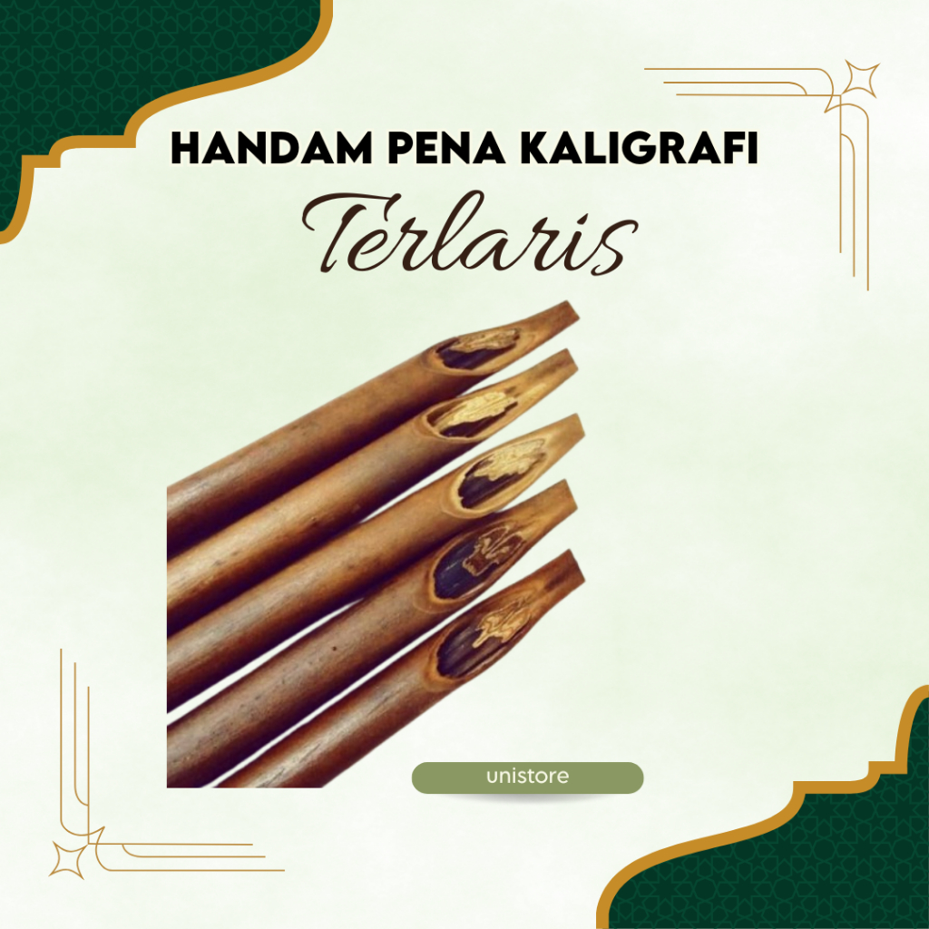 Jual HANDAM PENA KALIGRAFI Kalam Paku andam kayu resam Pakuanam ...