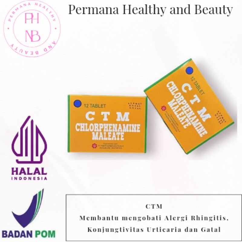 Jual CTM Obat Anti Alergi / CTM PIM obat alergi / CTM Obat Gatal ...