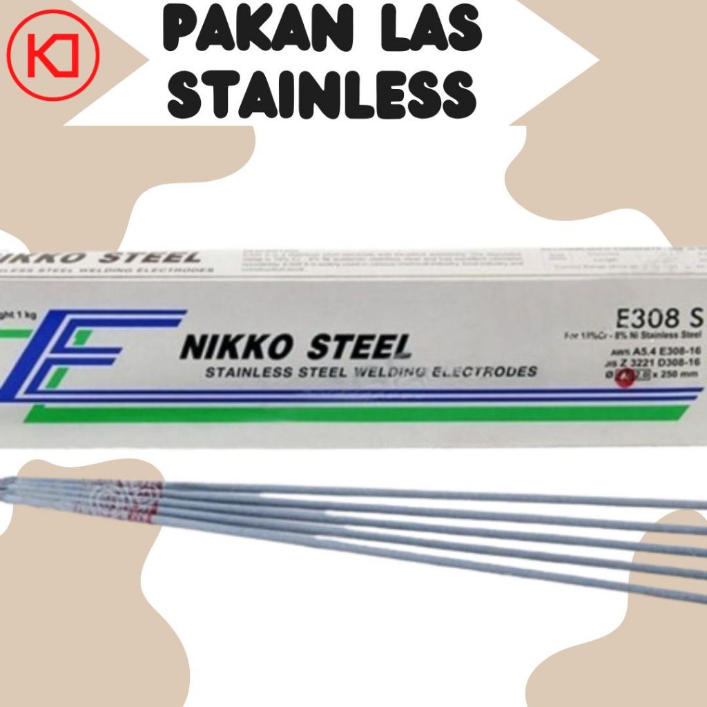Jual Kawat Pakan Las E308 S Stainless Steel 2.0 x 250 mm Nikko Steel ...