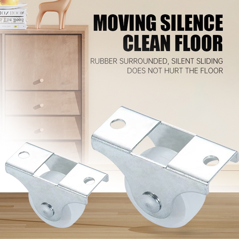 Jual Roda Kastor Plate Pvc Nylon / Roda Troly Etalase 1 inch MATI ...