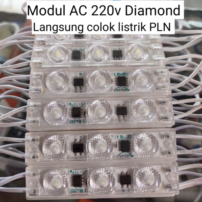 Jual LED Module Samsung Diamond AC 220V 2W IP68 | Modul Tanpa Travo ...