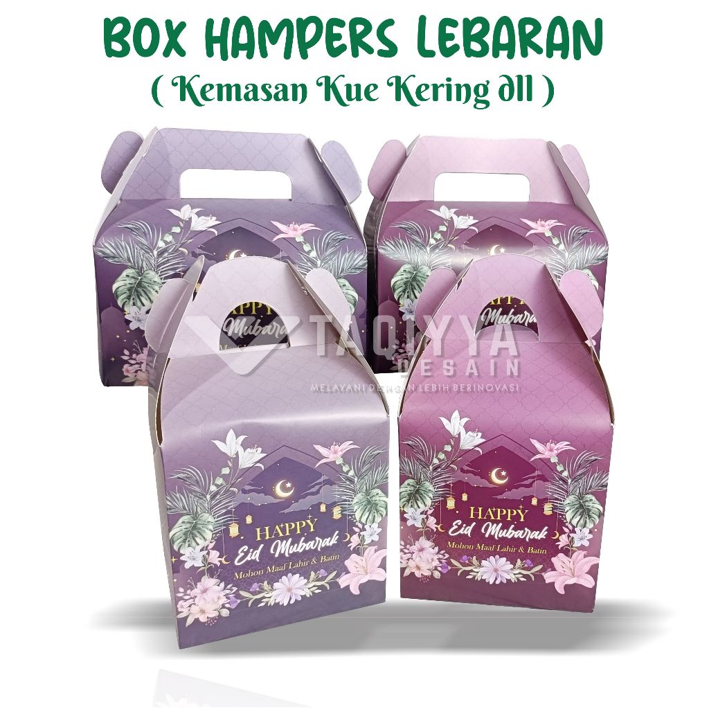 Jual GABLE BOX LEBARAN / BOX HAMPERS IDUL FITRI / PAPERBAG BINGKISAN ...