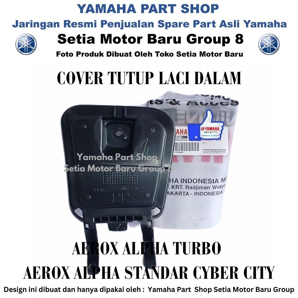Jual Cover Tutup Laci Dalam Aerox Alpha Standar Turbo Cyber City Asli ...