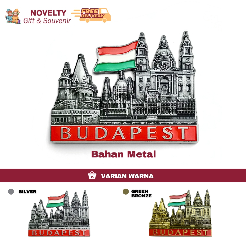 Jual Souvenir magnet kulkas Budapest oleh oleh Hungary cenderamata ...