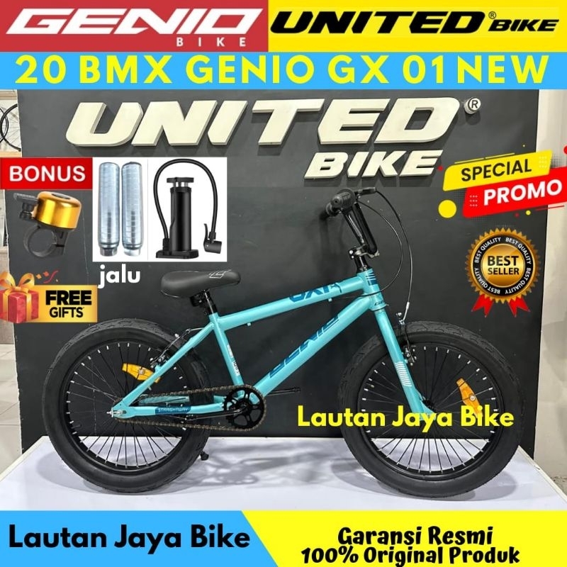 Jual Sepeda Anak Laki Laki BMX 20 GENIO GX 01 02 03 by United New | Shopee Indonesia