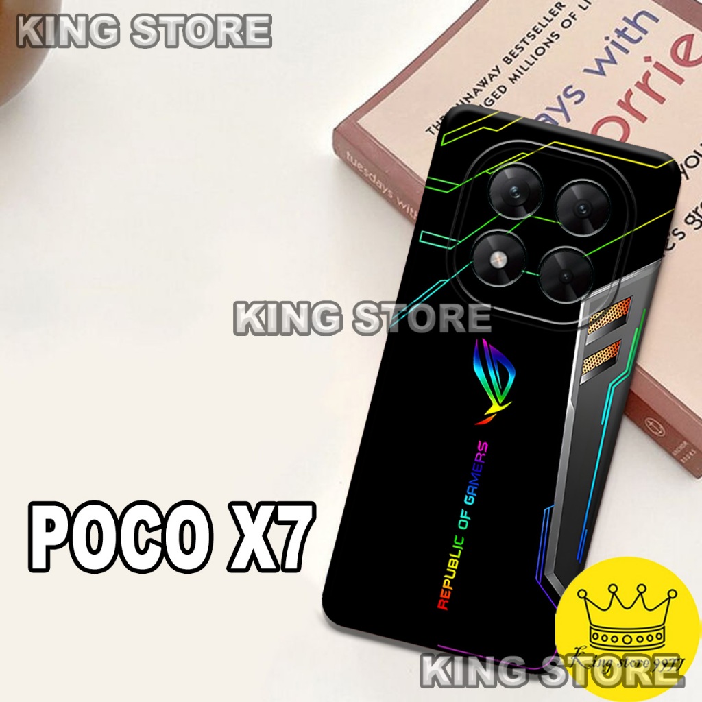 Jual (KS21) Softcase karet untuk POCO X7 2024 Motif gambar Esport Rog ...