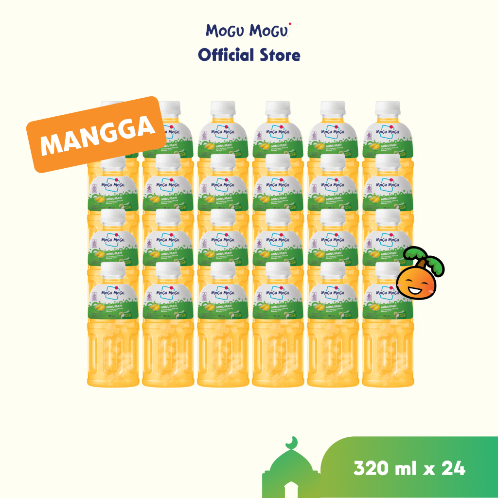 Jual Mogu Mogu Nata De Coco Mango - 24 pcs x 320 ml | Shopee Indonesia