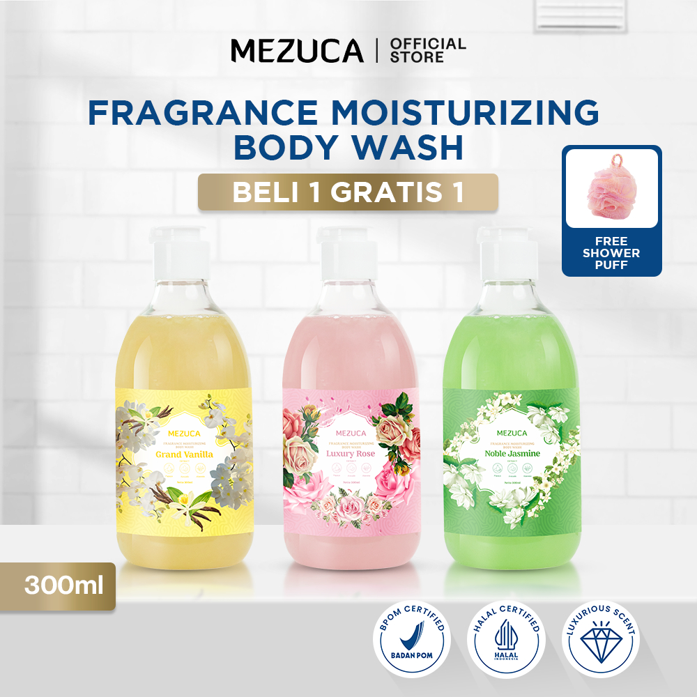 Jual Dapat 2 Botol MEZUCA Fragrance Moisturizing Bodywash Sabun Mandi ...