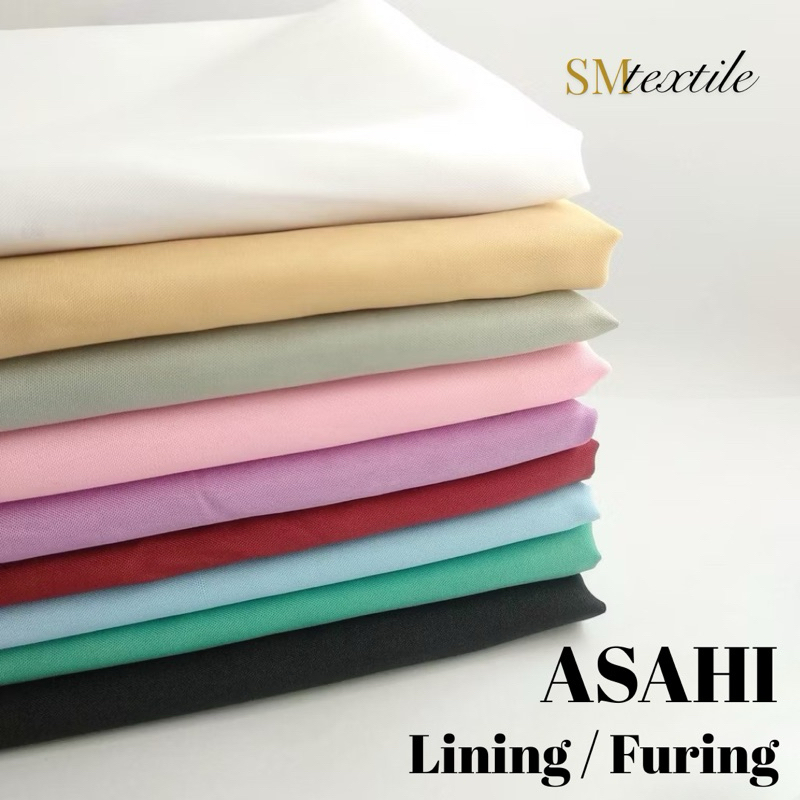Jual Kain Furing Katun ASAHI Jepang Premium | Lining Inner Lapisan ...