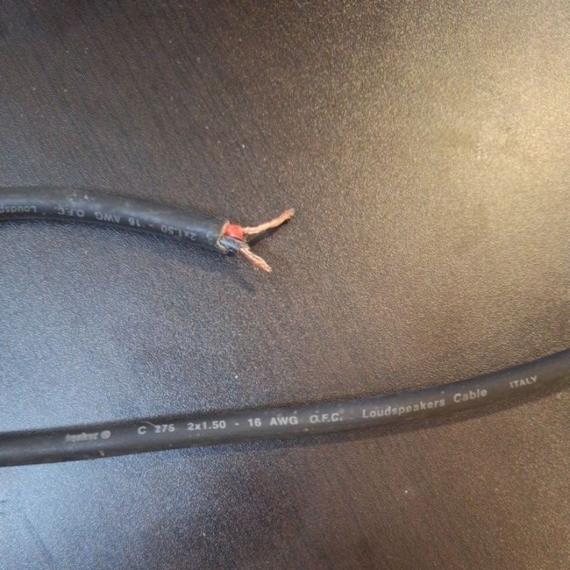 Jual Kabel speaker Tasker C275 original Italy ukuran 2x1.5 panjang 10m ...