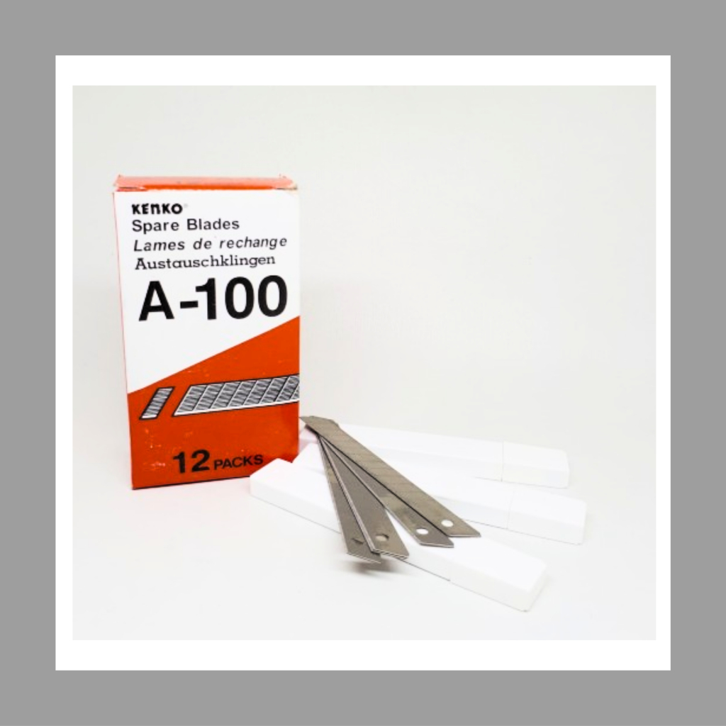 Jual Kenko Isi cutter A-100 / Cutter Blade A-100 / Isi Cutter Kecil ...