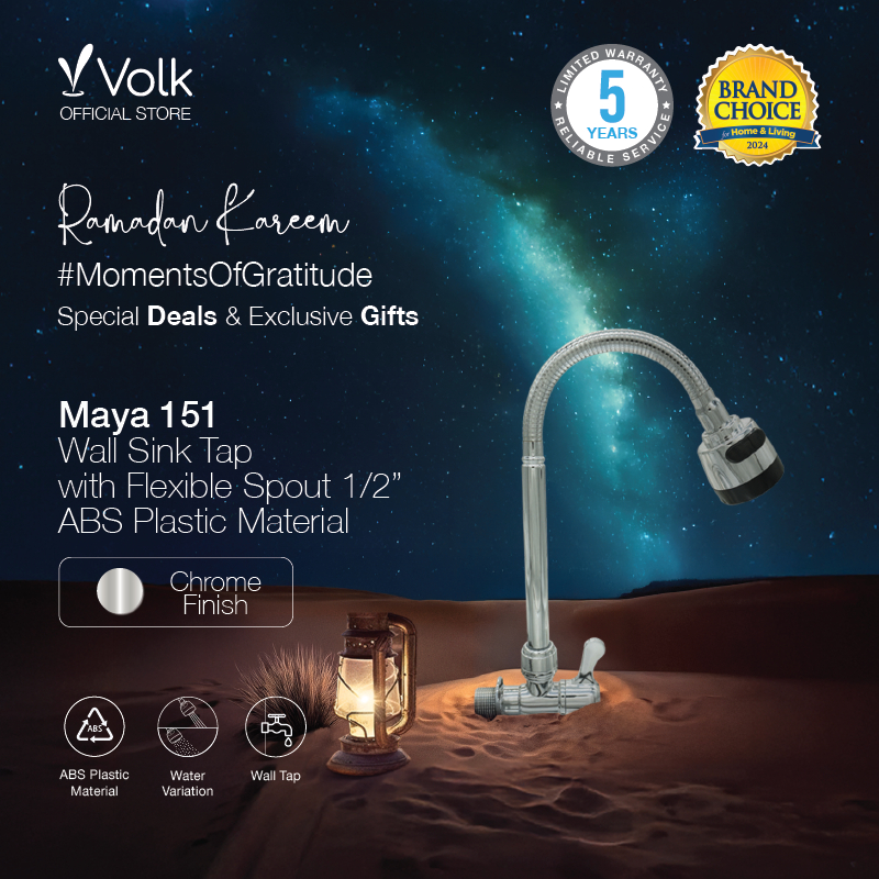 Jual VOLK MAYA-151 KRAN SINK TEMBOK PLASTIK | Shopee Indonesia