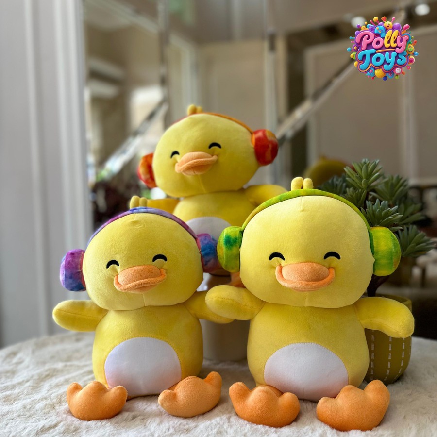 Jual Boneka Bebek Duck Earphone Premium 30 cm Lucu | Shopee Indonesia