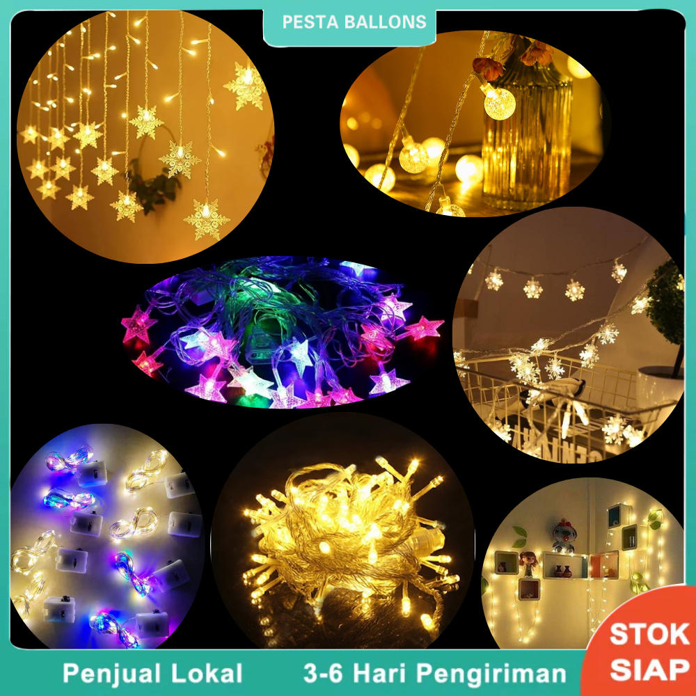 Jual Lampu Tumbler LED/LAMPU HIAS LED 1M Dan 2M/Natal Dekorasi 8M 10M ...