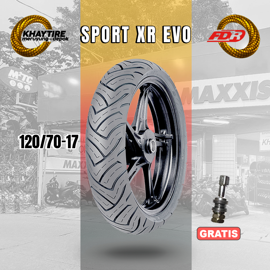 Jual Ban Motor Sport - GTR - MX KING - Supermoto FDR SPORT XR EVO 120/70 Ring 17 Tubeless ...