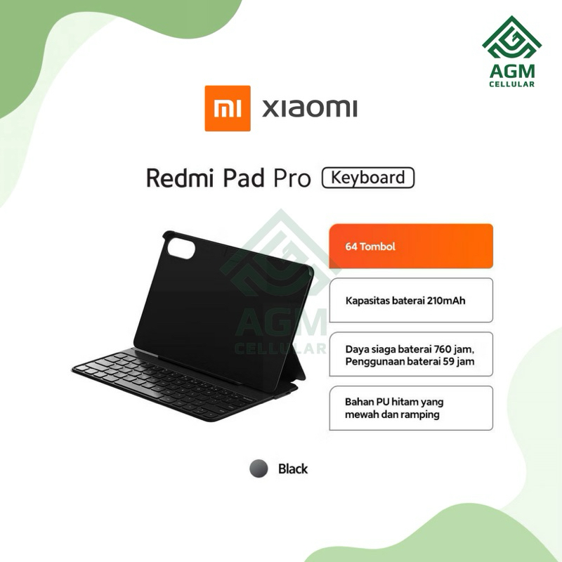 Jual XIAOMI REDMI PAD PRO KEYBOARD (Black) | Shopee Indonesia