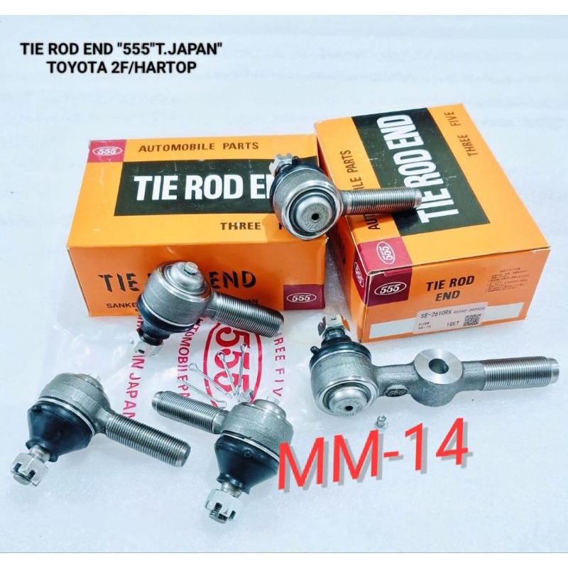 Jual TIE ROD END SET TOYOTA 1F 2F HARTOP HARDTOP FJ40 FJ45 BJ40 555 ...