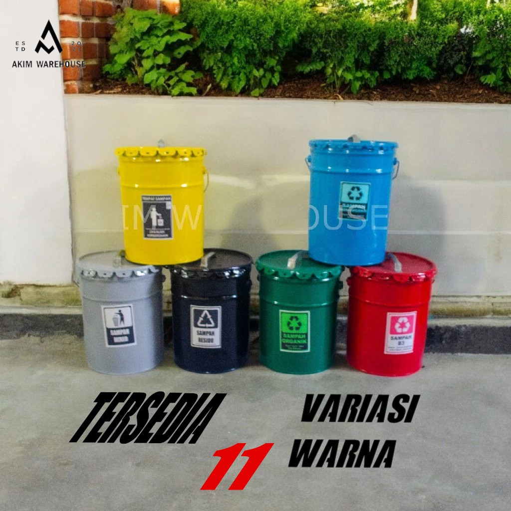 Jual Tong Pembakaran Sampah 25 Liter Model Ember - Besi /Kaleng ...