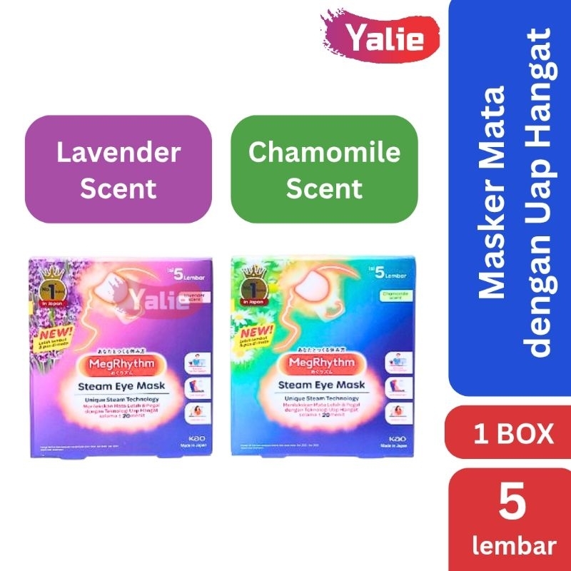 Jual MegRhythm steam eye mask lavender chamomile rose sanrio joyful ...
