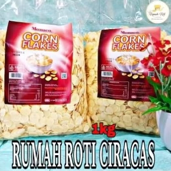 Jual MONACO CORN FLAKES SEREAL JAGUNG SUSU MILK CEREALS 1KG SERPIHAN KG ...
