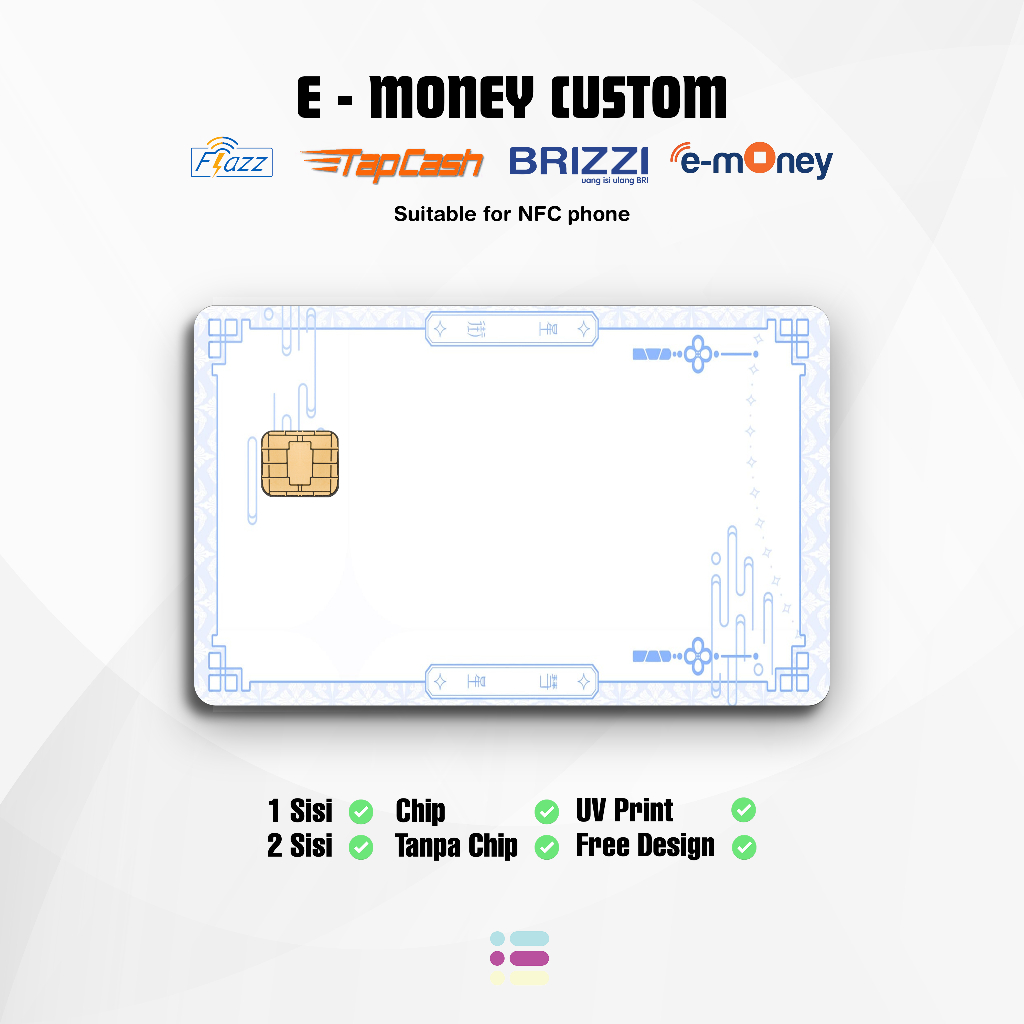 Jual Kartu e-Money Custom | Bisa Desain Sendiri! | Tol, KRL, MRT ...
