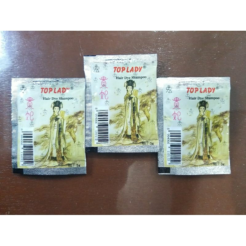 Jual TOP LADY 1 SACHET | SEMIR PEWARNA RAMBUT | hair dye shampoo ...