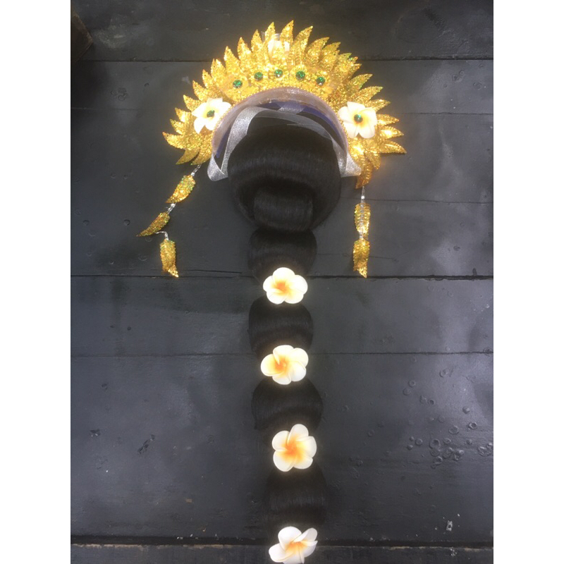 Jual satu set sanggul dan mahkota sunting adat bali.cocok untuk semua ...