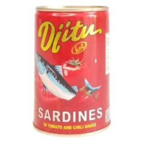 Jual Sarden Djitu Besar Saus Saos Tomat Kaleng 425gr 1 Pcs | Shopee ...