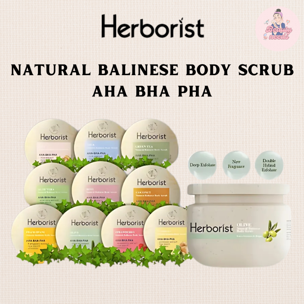 Jual HERBORIST NATURAL BALINESE BODY SCRUB AHA BHA PHA 100GR | Shopee ...