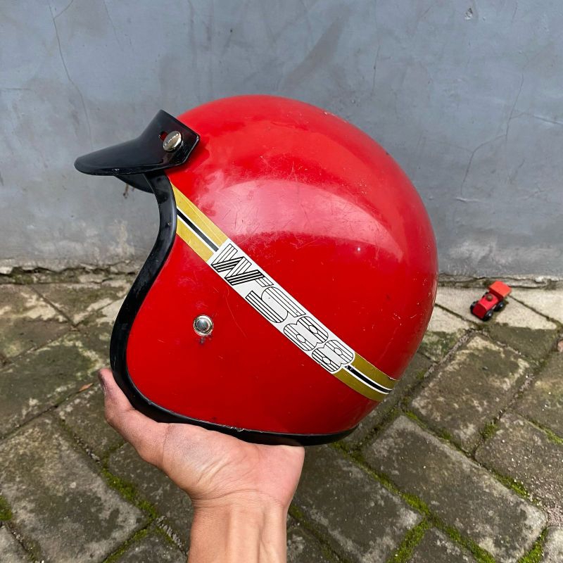 Jual helm malaysia jadul helm ws 88 laser malaysia vintage original | Shopee Indonesia