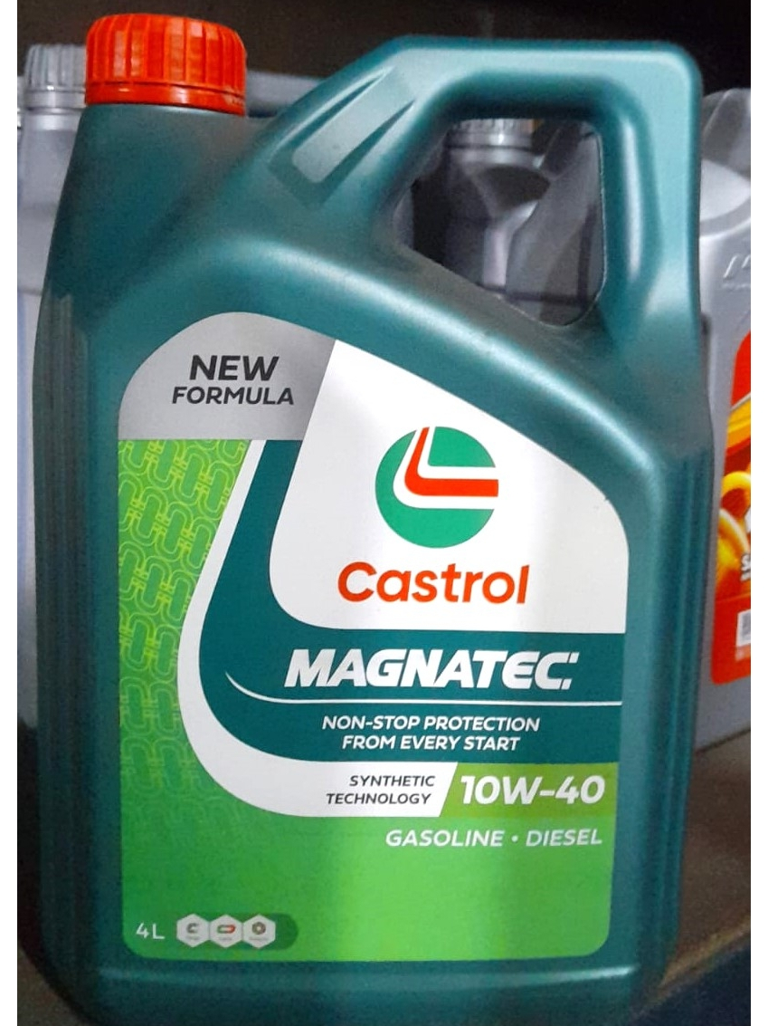 Jual Castrol Magnatec 10W-40 4 Liter (Oli Synthetic Technology Bensin ...