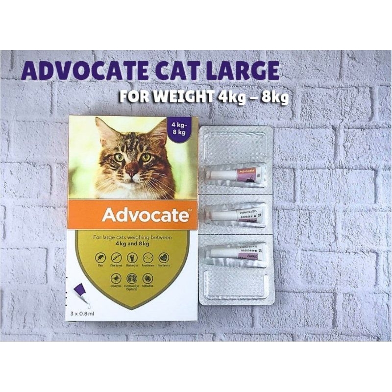 Jual ADVOCATE FOR CATS 4-8KG (HARGA PER TUBE) | Shopee Indonesia