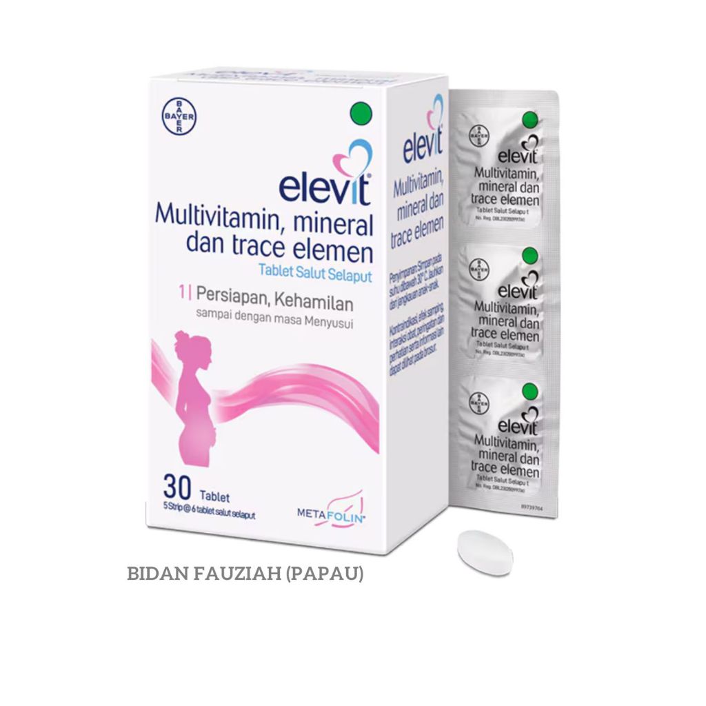 Jual Elevit Multivitamin, Asam Folat, Bisa Untuk Promil dan Masa ...