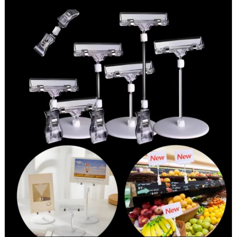 Jual Jepitan label harga stand display klip price tag penjepit kartu ...