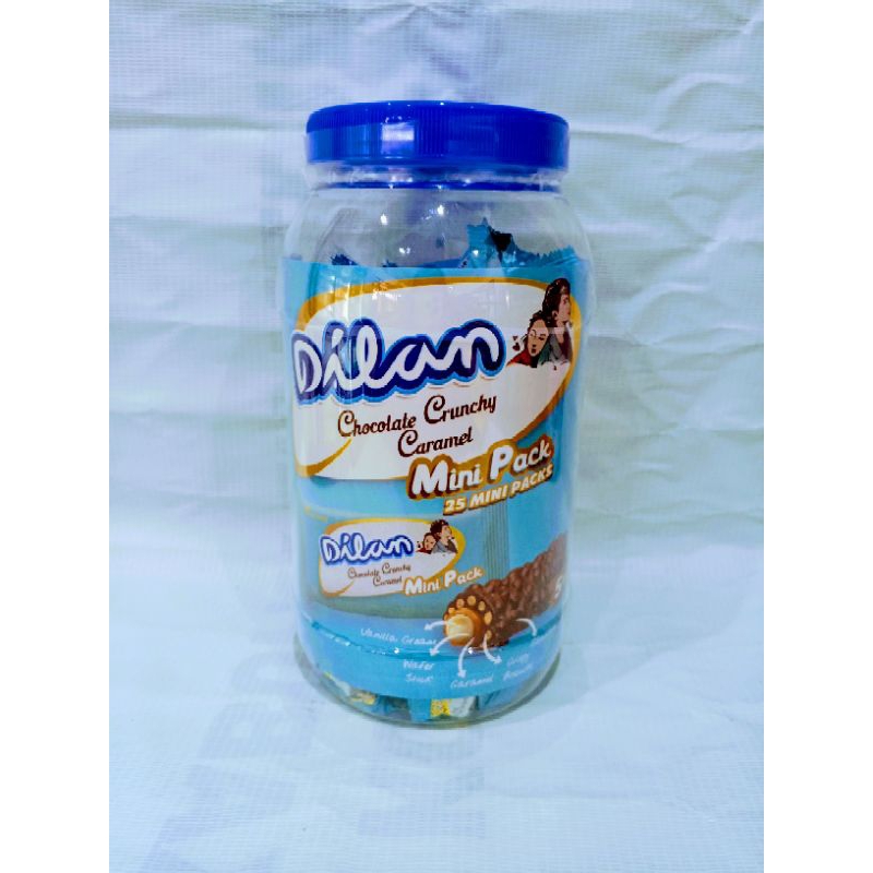 Jual Wafer dilan toples|dilan mini pack chocolate crunchy caramel ...